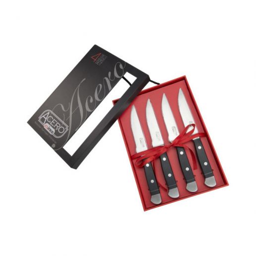 5" Acero Gourmet Heavy Duty Steak Knife Set – JRJ Food Equipment